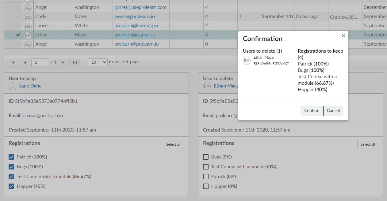 Duplicate Detector – ProLearn