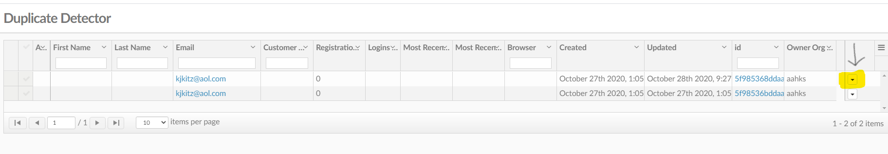 Duplicate Detector – ProLearn